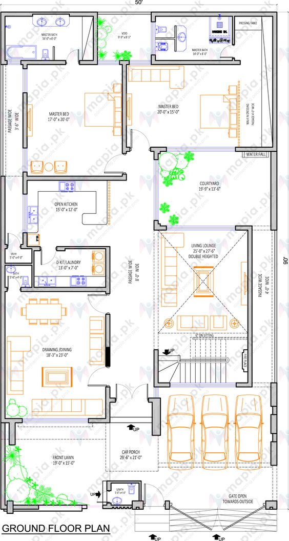 40x60 House Plans - Benefits And How To Select -Aquireacres
